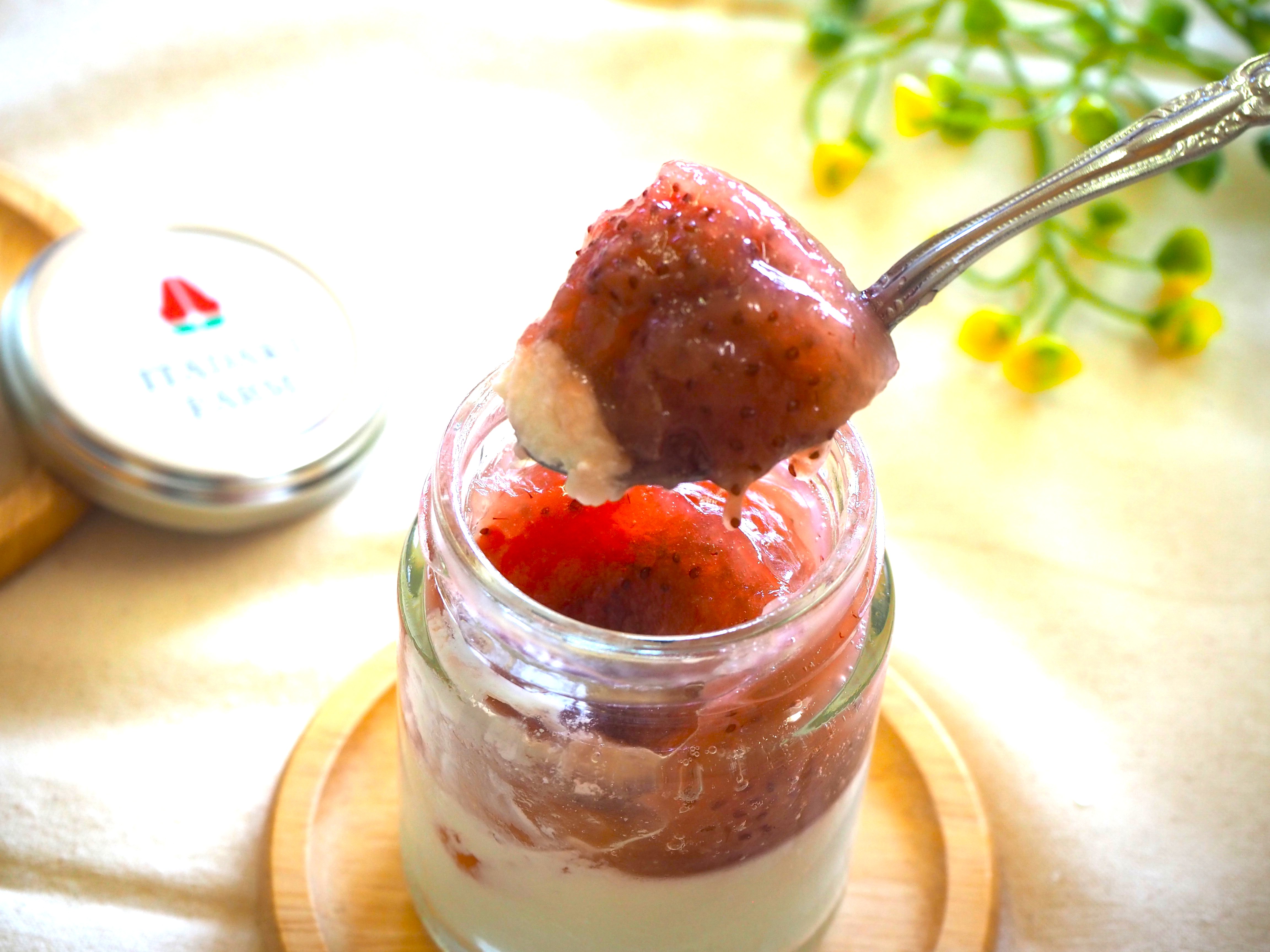 紅白いちごプリン | アグリ・クリエイティブ・シード㈱｜Food Biz Kyushu 食の豊かさ真の価値